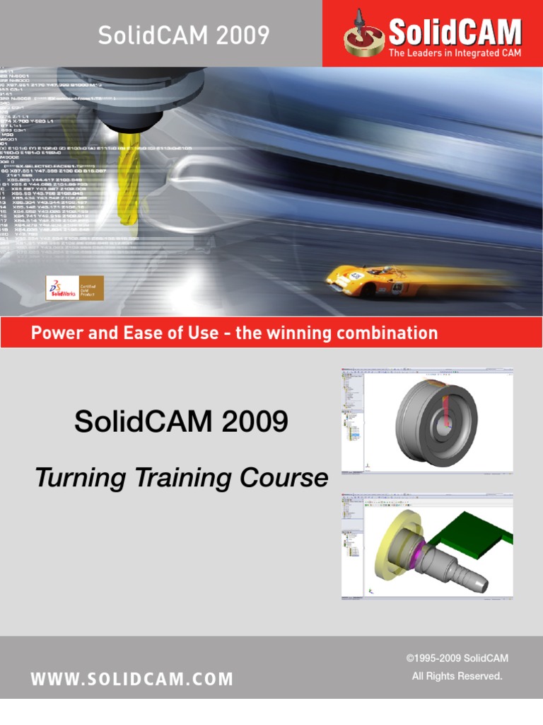 SolidCAM 2009 Turning Training Course | PDF | Cartesian Coordinate ...