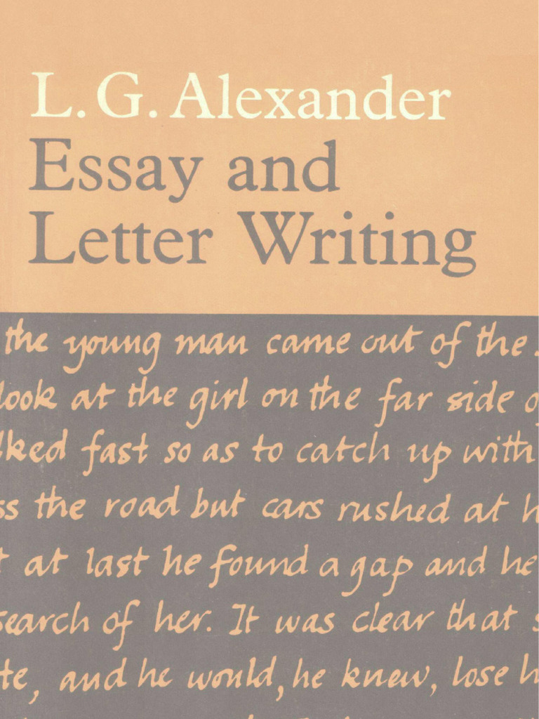 Essay and Letter Writing | PDF