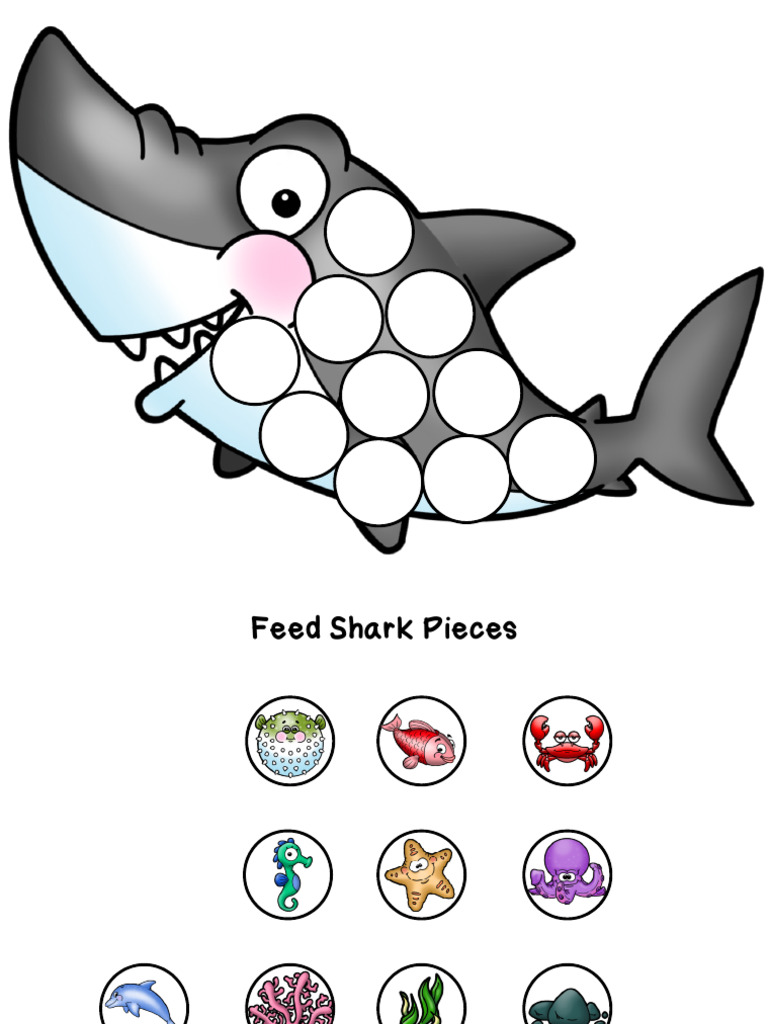 Feed Shark Making Inferences Activity | PDF