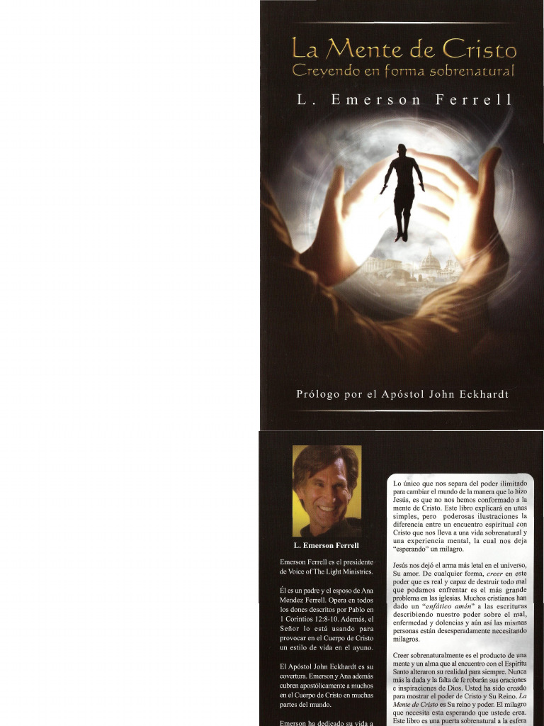 Emerson Ferrell La Mente de Cristo | PDF | Pecado | Fe