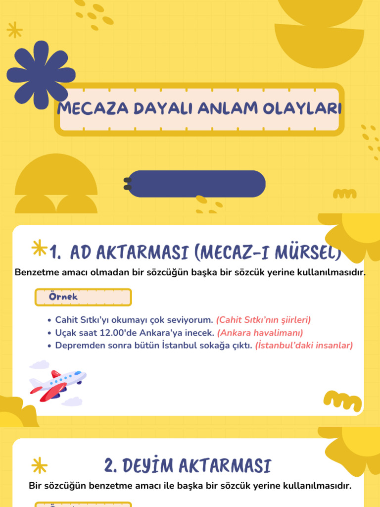 Mecaza Dayali Anlam Olaylari | PDF