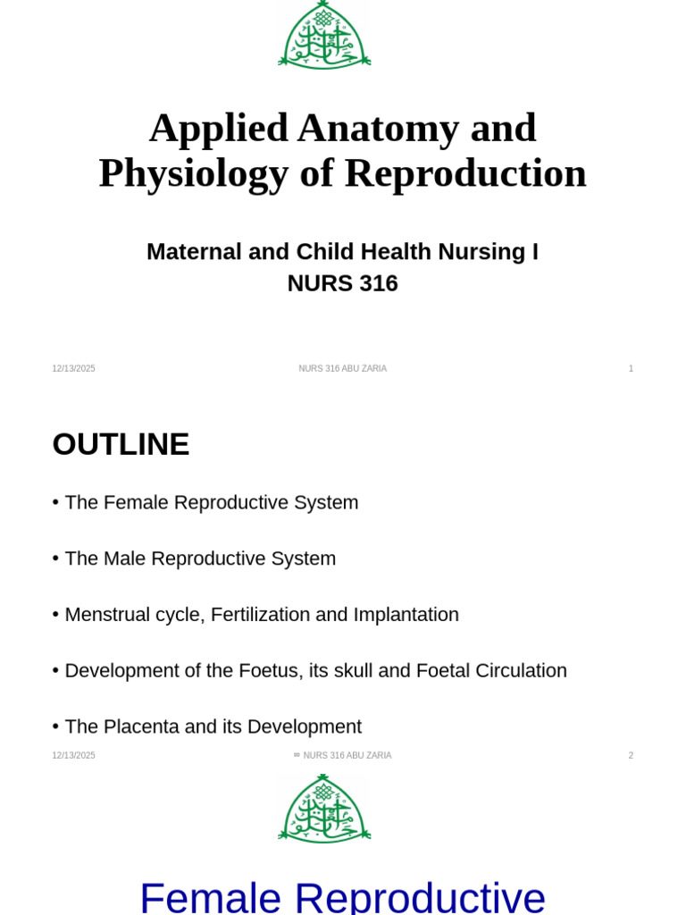 Reviewed Anatomy and Physiology of Reproduction | PDF | Menstrual Cycle ...