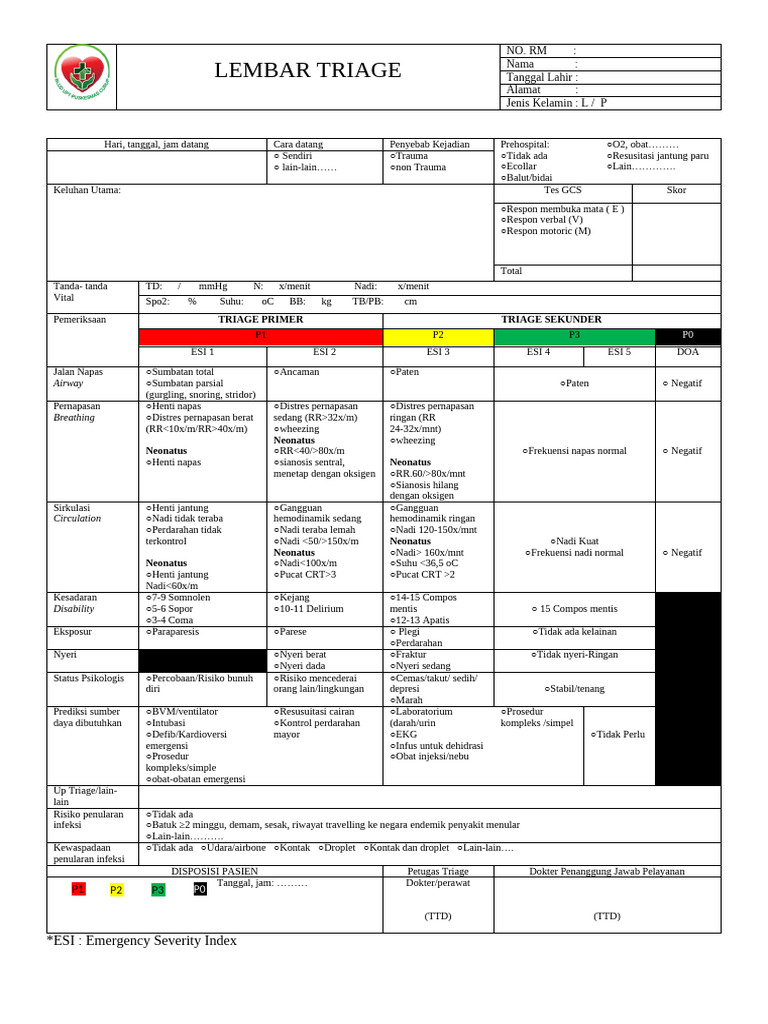 Panduan Triage Medis Lengkap | PDF