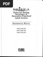 BRIEF-A: Executive Function Assessment | PDF | Cognitive Science ...