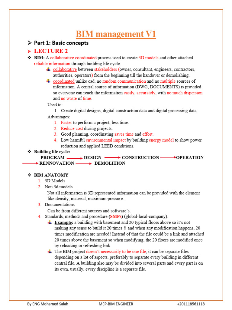 Bim Management | PDF | Building Information Modeling