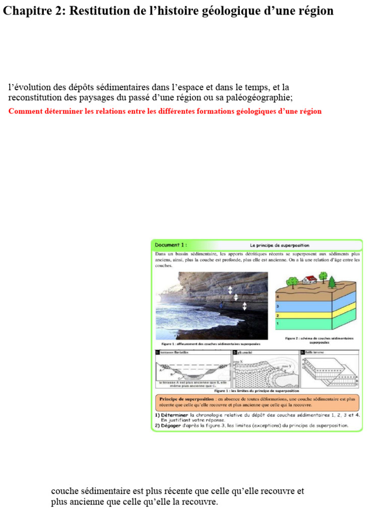 Stratigraphie et Datation Géologique | PDF | Stratigraphie | Géologie