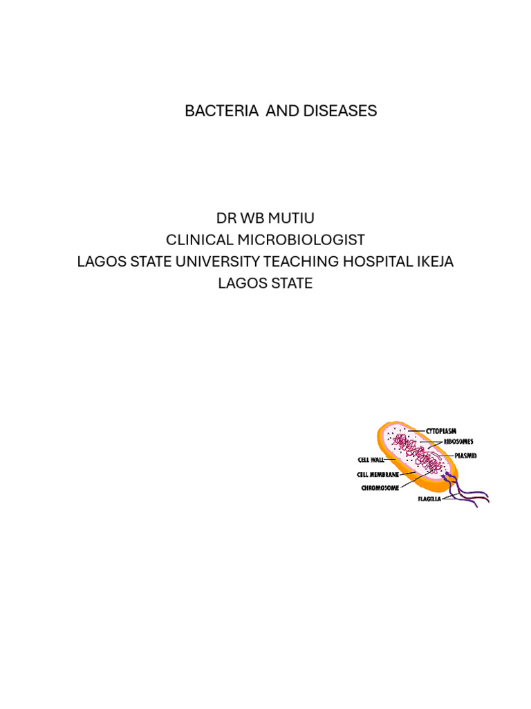 Bacterial and Diseases Dr Mutiu | PDF | Bacteria | Lipopolysaccharide