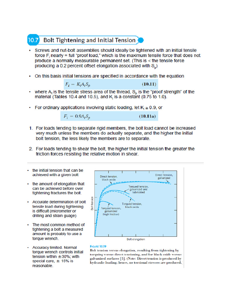 Fastener Torque | PDF | Screw | Mechanics
