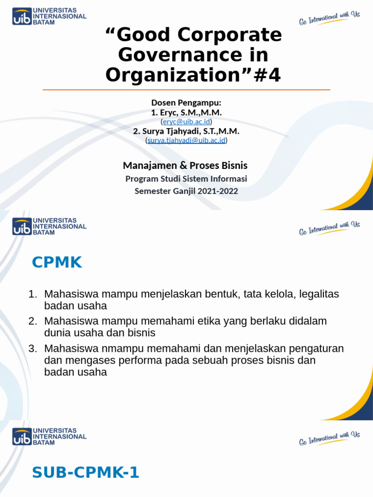 Good Corporate Governance Explained | PDF | Corporate Governance ...