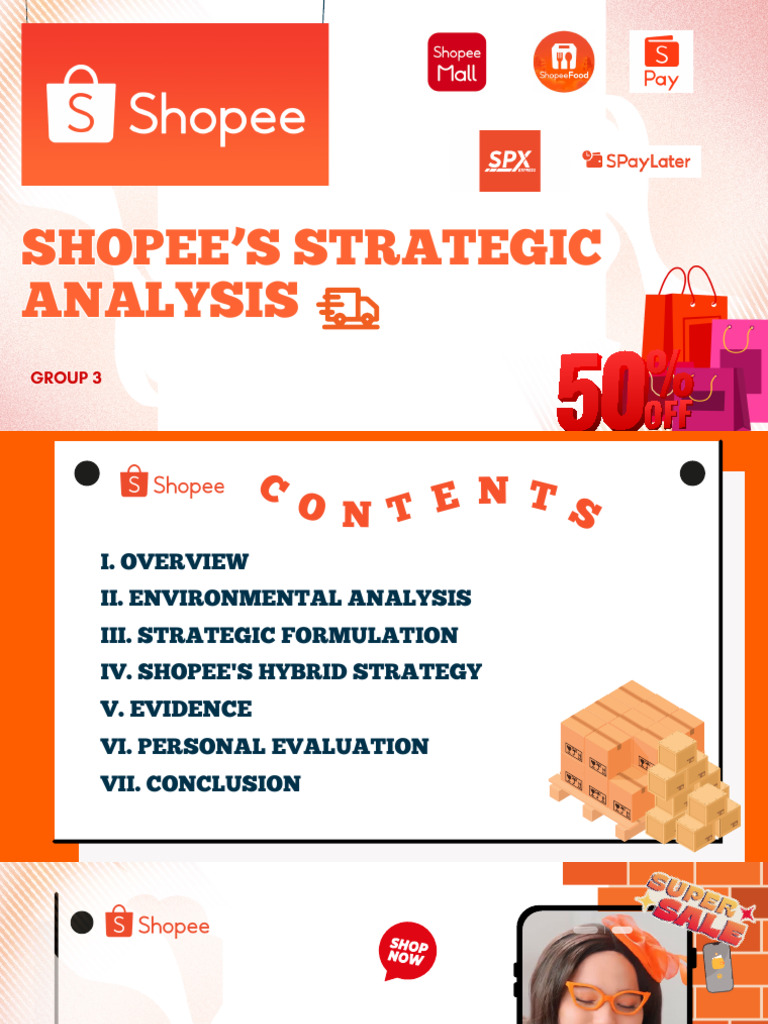Group 3 - Startegy of Shopee | PDF | E Commerce | Taxes