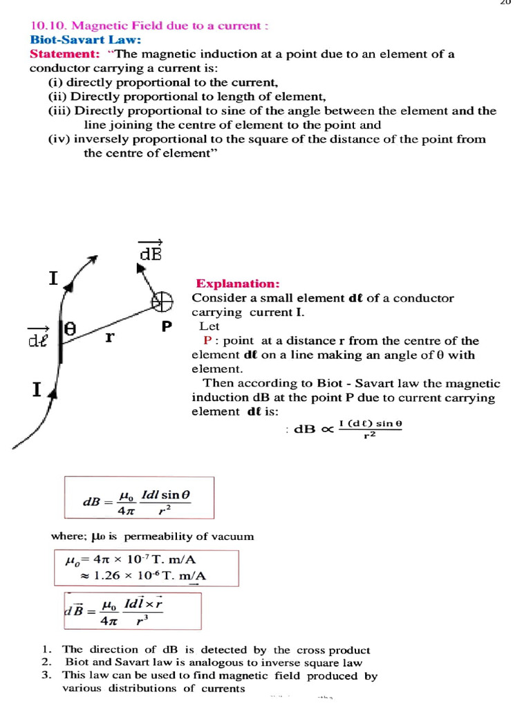 Magnetic Field Due To Electric Current Part 2 | PDF | Magnetic Field ...