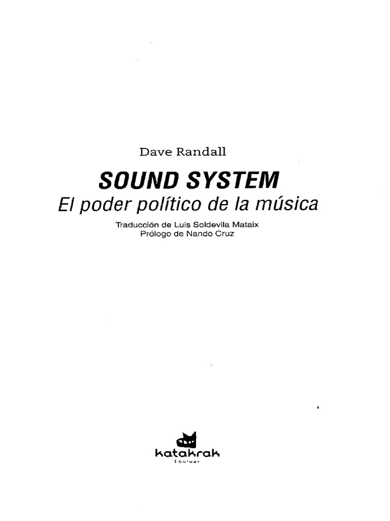 Sound System Cap 6 Dave Randall | PDF | Sudáfrica | Segregación racial