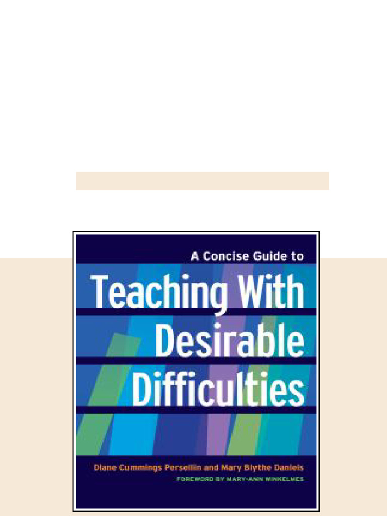 (Ebook) A Concise Guide to Teaching with Desirable Difficulties by ...