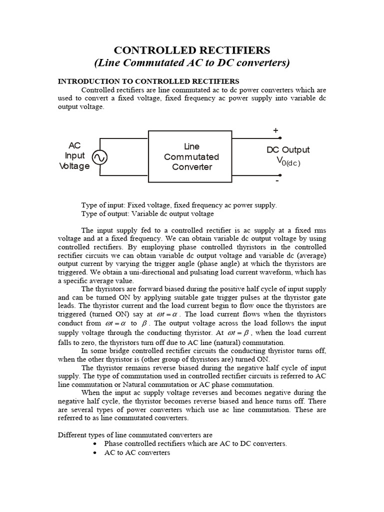 E1_CONTROLLEDRECTIFIERS | PDF | Rectifier | Direct Current