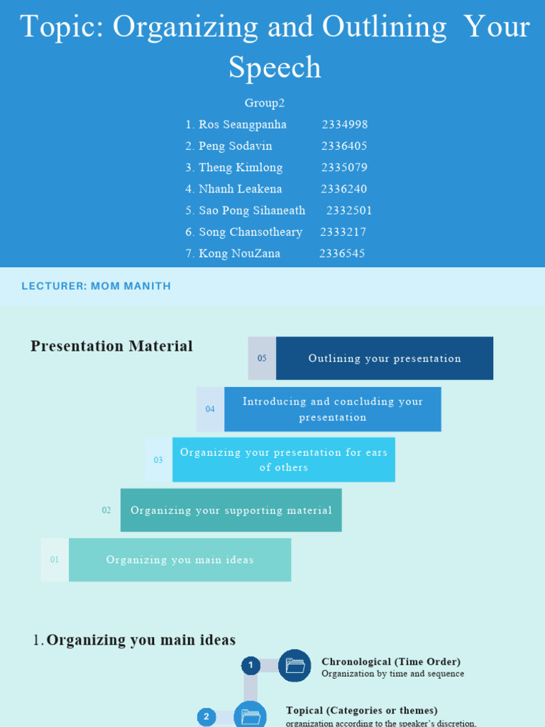 Step by Step Process Chart Visual Charts Presentation in Blue White ...
