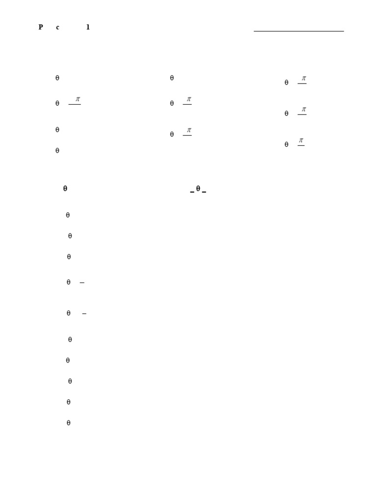 Reference Angles and Angle Solutions | PDF
