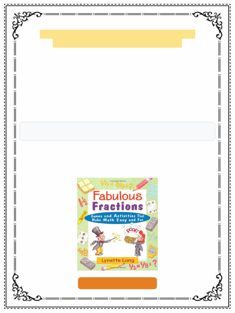 Fabulous Fractions Lynette Long Ebook Ultra-Clear PDF | PDF