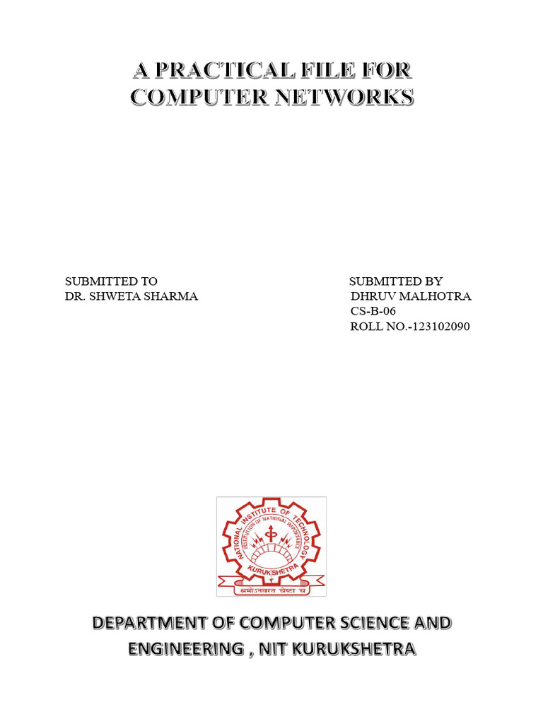 Cn lab file | PDF | Transmission Control Protocol | Routing
