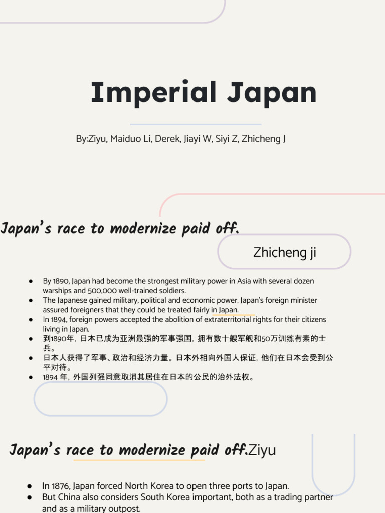 Siyi Zhang - Module 10.2 Google Slides | PDF | Japan | Korea