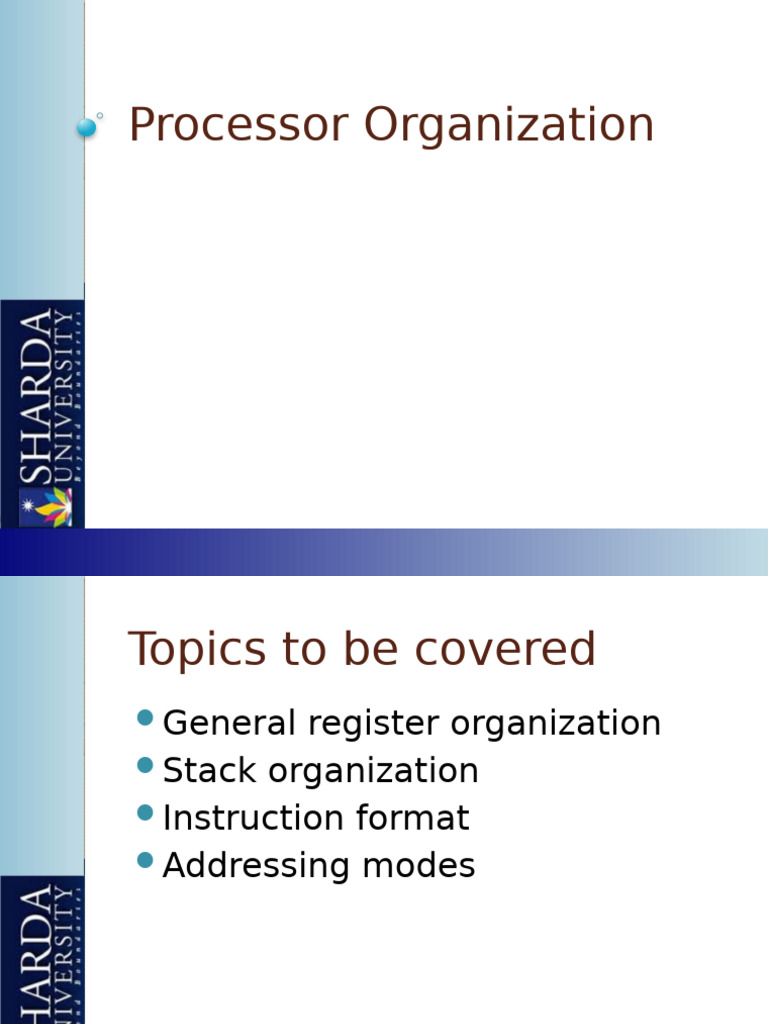 Unit 3 Processor Organisation | PDF | Central Processing Unit | Computer Programming