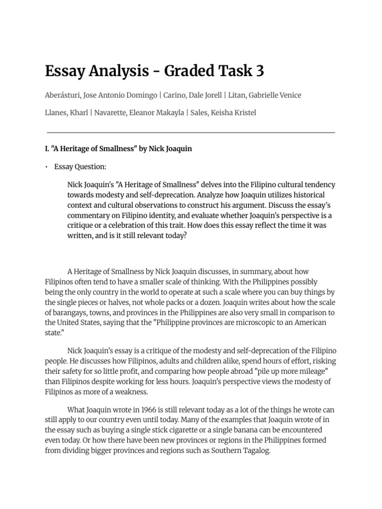 Filipino Identity in Cultural Essays | PDF | Philippines