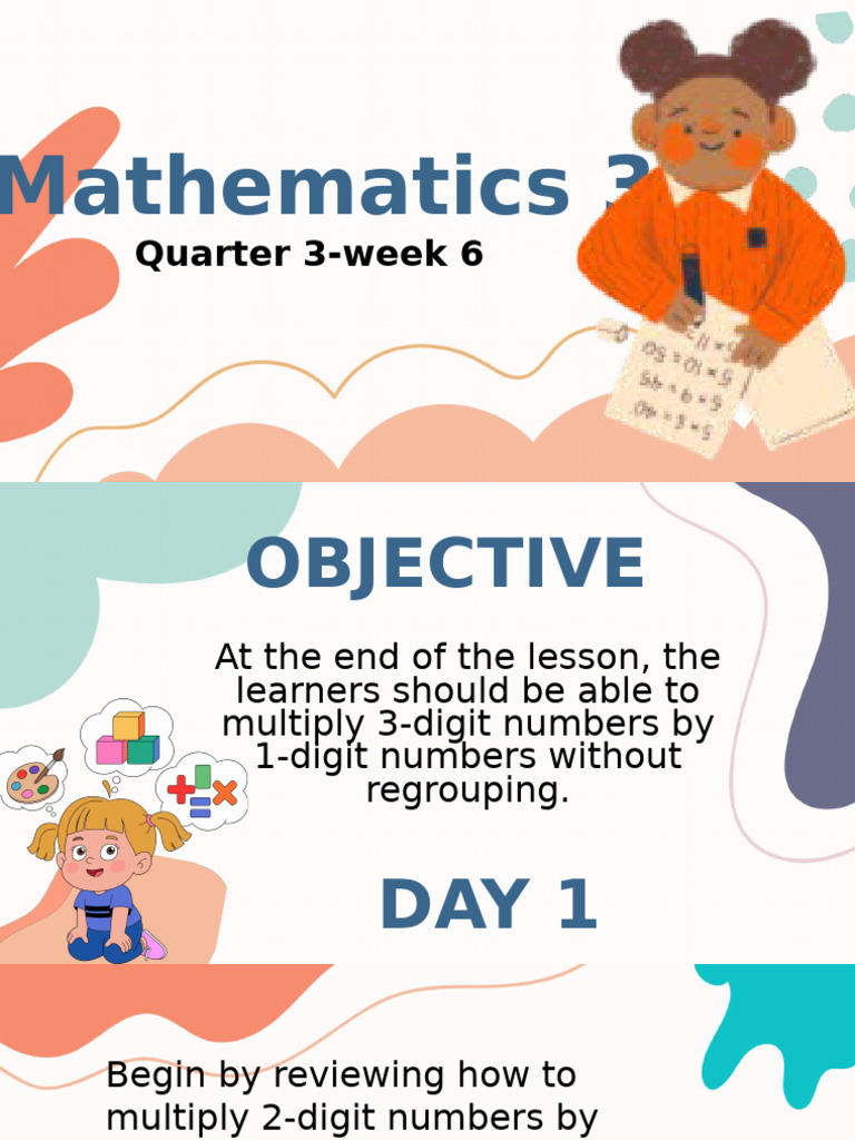 Multiply 3-Digit Numbers Without Regrouping | PDF | Multiplication ...