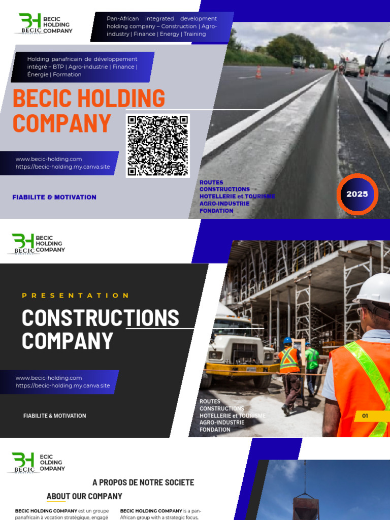 BECIC Holding : Développement Durable en Afrique | PDF | Business ...