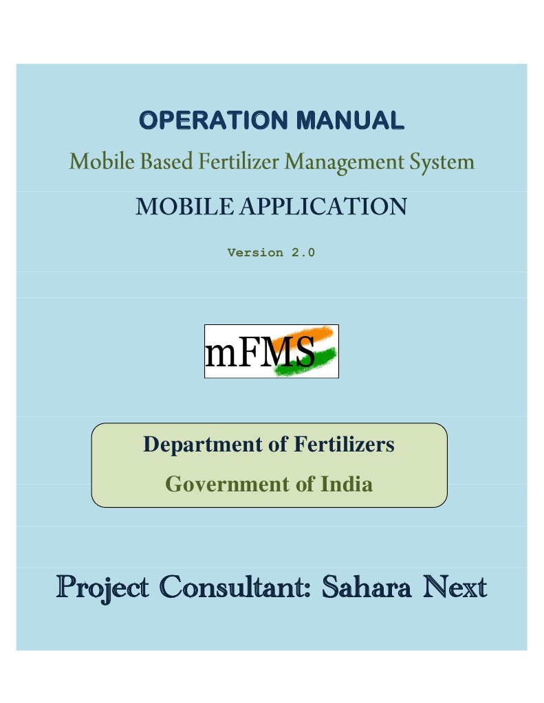 Mfms System Pdf Bluetooth Mobile App