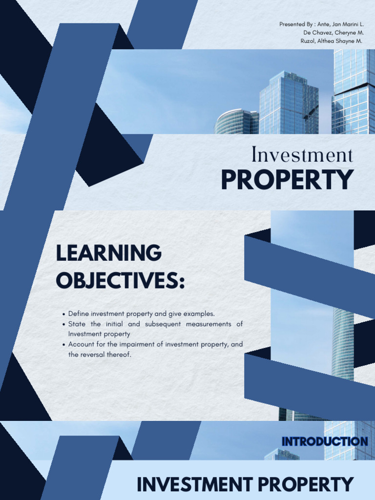 Investment Property - Grp9 PPT - PDF - Compressed | PDF | Mergers And ...