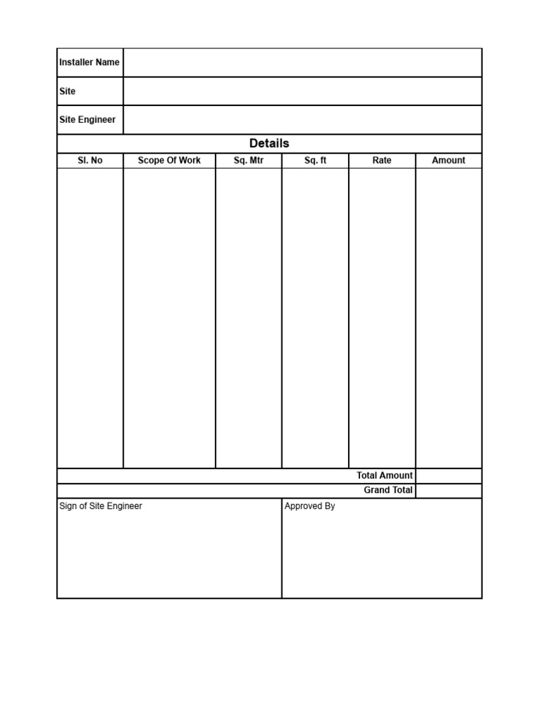Site Engineer Work Scope and Costs | PDF