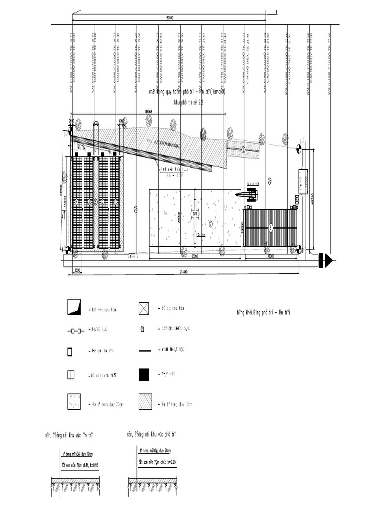 1.Mat bang Theo ĐỘ Dốc Tuyến Đường VH1 | PDF