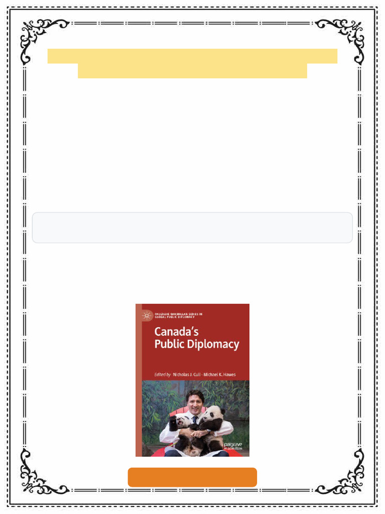 Canada's Public Diplomacy Nicholas J. Cull eBook original digital ...