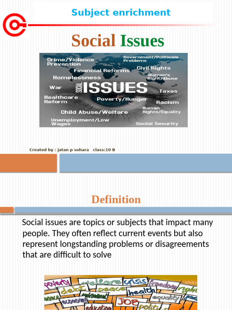Social Issues PPT 2.0 | PDF | Climate Change | Natural Environment