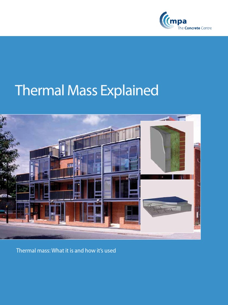MB Thermal Mass Explained Jan12 | PDF | Building Insulation | Solar Energy