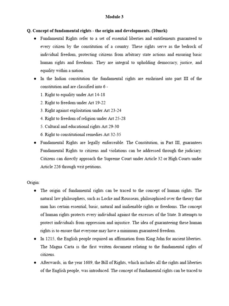 Consti M-3 | PDF | Constitution | Human Rights