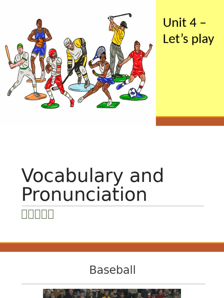 Grade 6 - Unit 4 Lets Play Day 1 | PDF