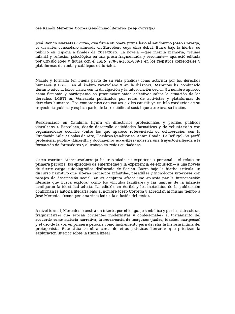 Nota Bio JosepCorretja 15.10.25 | PDF