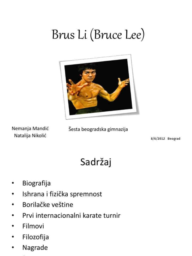 Brus Li 2 | PDF