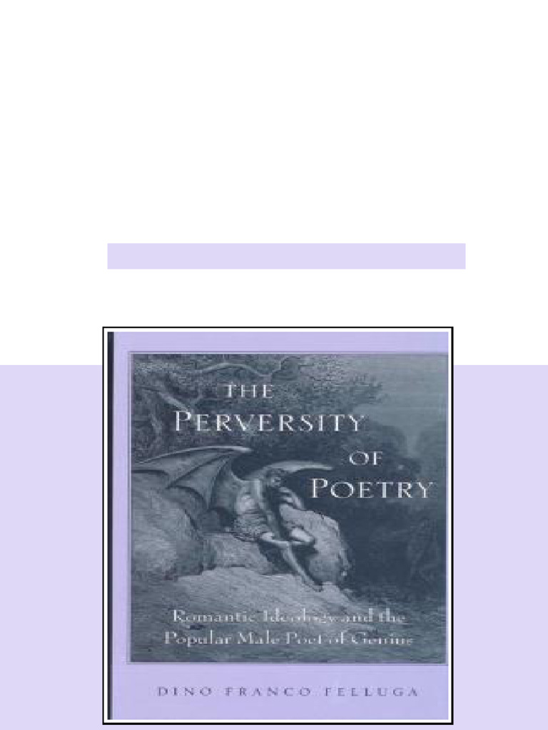 (Ebook) The Perversity of Poetry : Romantic Ideology and the Popular ...
