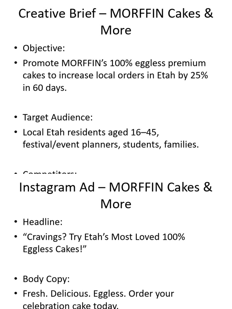 MORFFIN Creative Brief Ad | PDF