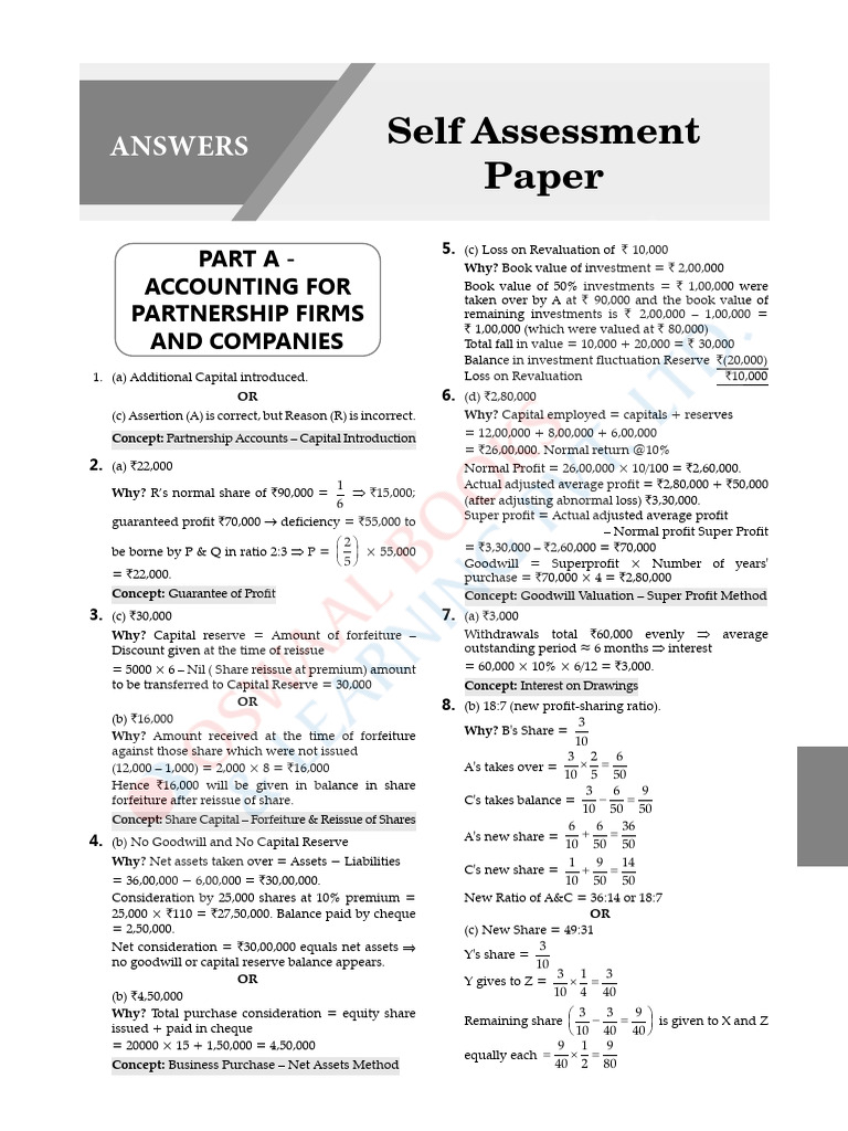 Partnership Accounting Concepts Explained | PDF | Dividend | Debits And ...