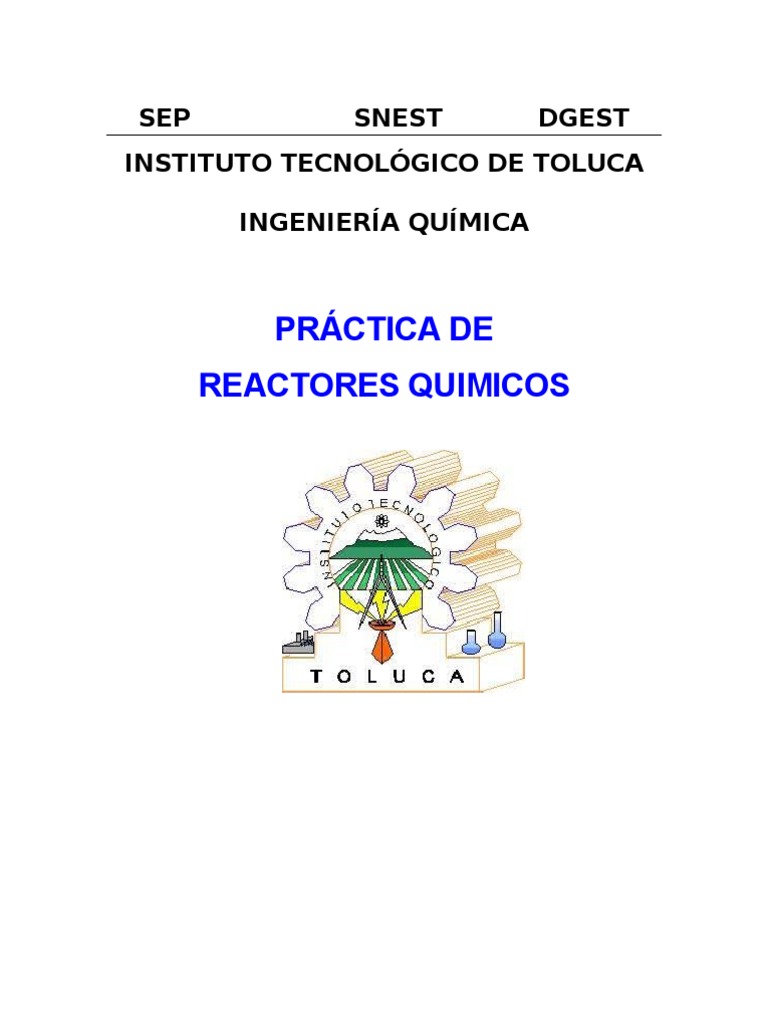 Practica Acetato de Etilo - REACTORES | PDF | Cinética química | Jabón