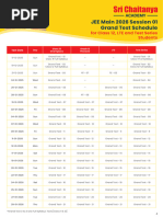 RTS 2025-26 Exam Schedule Overview | PDF | Academia | Data Collection