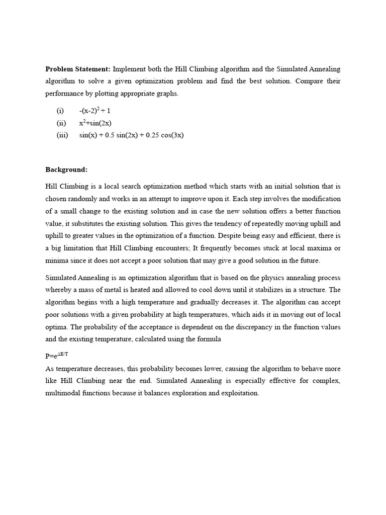 ai_report_2 | PDF | Mathematical Optimization | Algorithms And Data ...