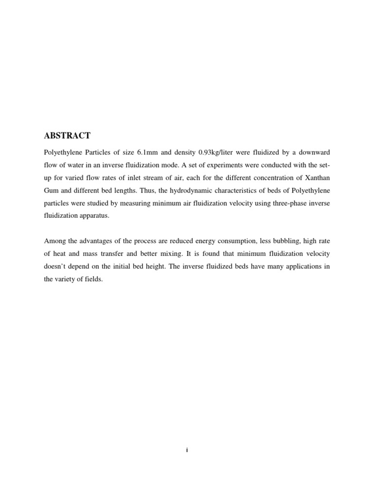 Inverse Fluidization | PDF | Fluidization | Gases