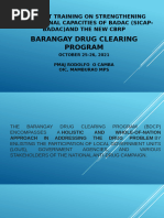 Barangay Drug Clearing Program: Checklists, Certifications and Other ...