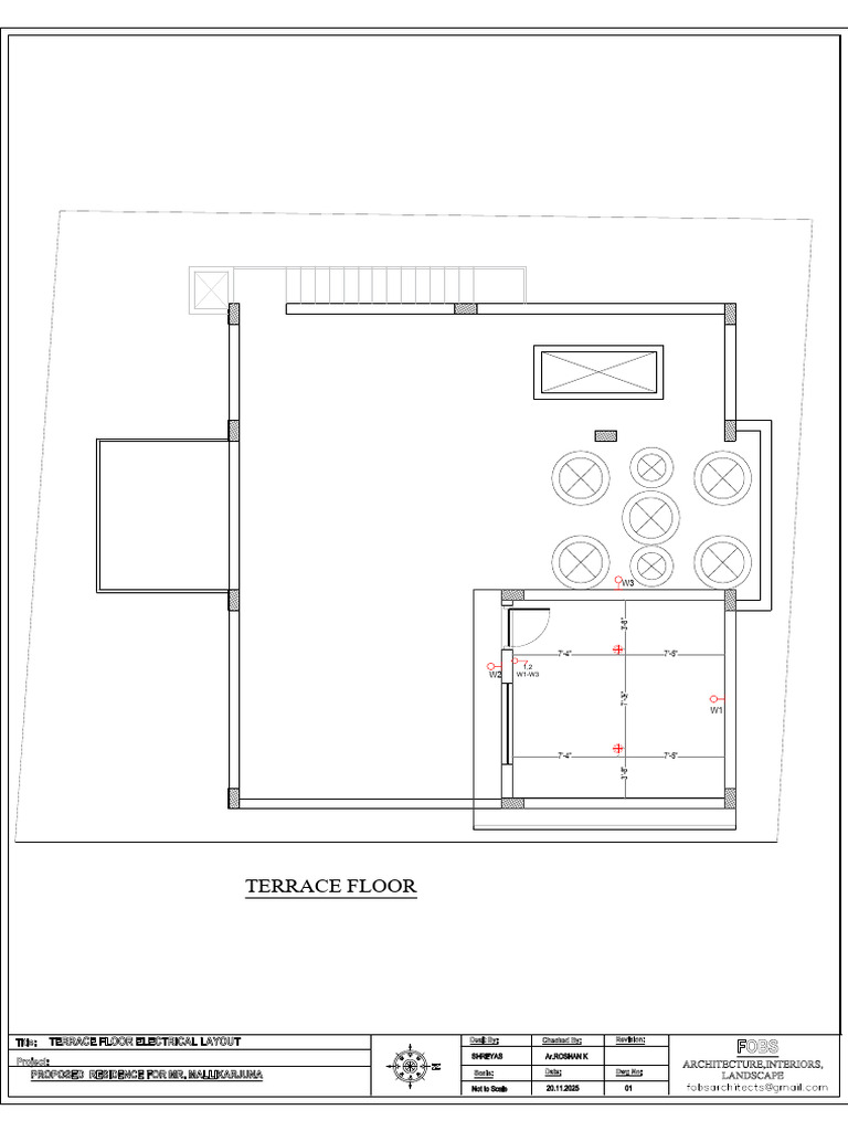 Terrace Floor Electrical Layout | PDF