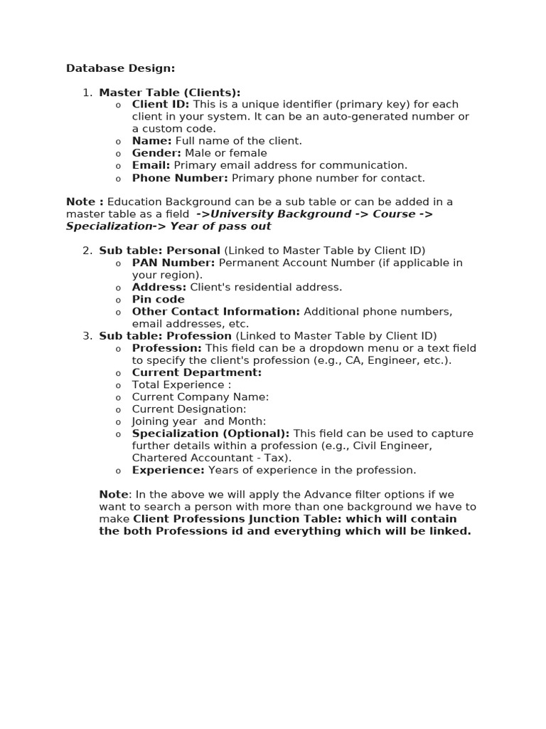 Database Design | PDF | Linked In | Databases