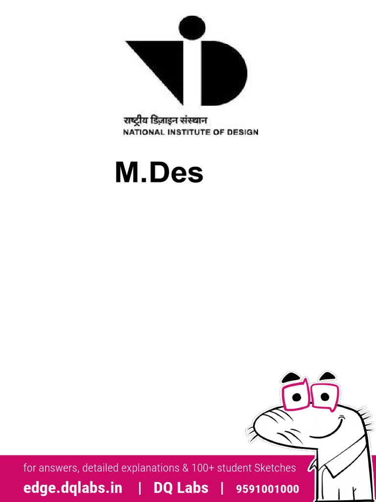 NID MDes 2020 Paper | PDF