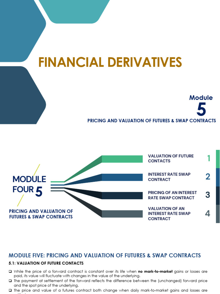 Financial Derivatives - MODULE FIVE | PDF | Swap (Finance) | Interest ...